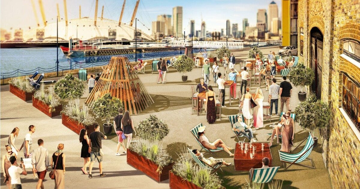 A Sunny New Riverside Bar Is Opening Opposite The O2 Arena - News ...